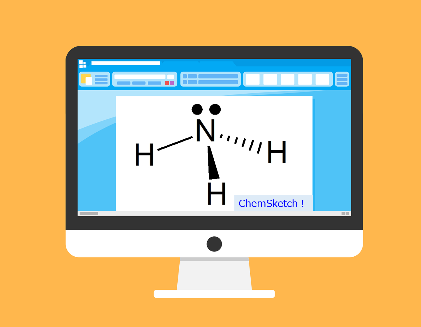 【化学構造式】ChemSketch(ケムスケッチ)の裏技5選(非共有電子対の描き方など)【使い方】｜CHネットワーク | 科学(化学)、不動産 ...